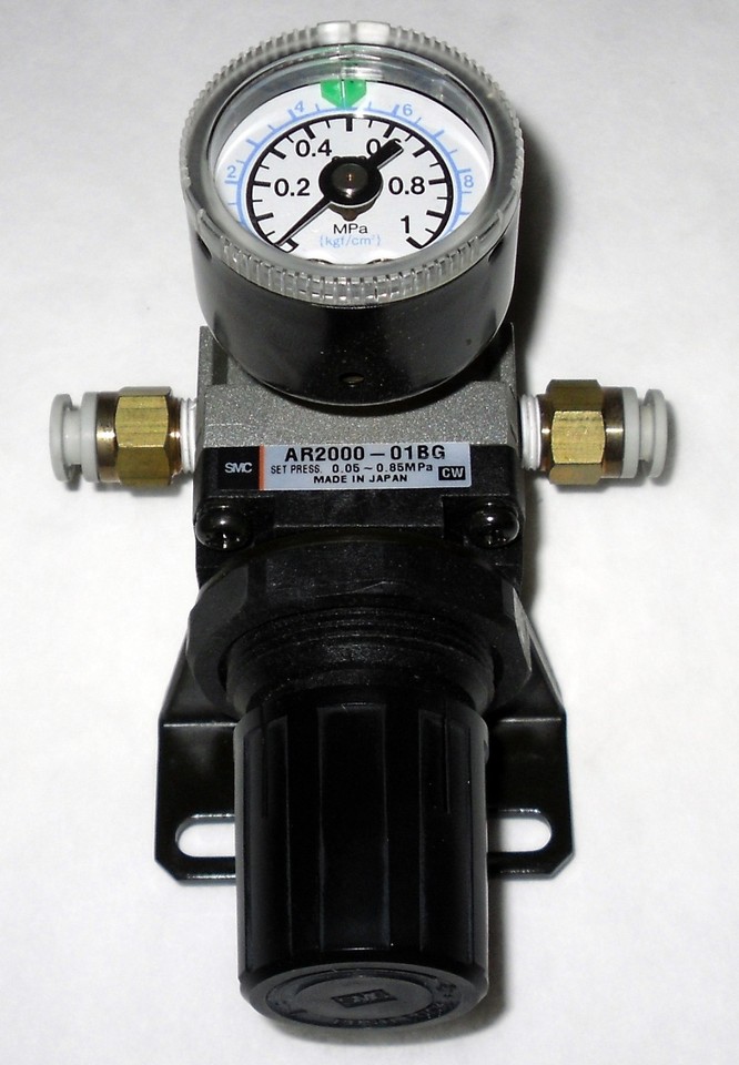 SMC AR2000-01BG SET PRESS: 0.05 ~0.85 MPa PRESSURE REGULATOR | eBay