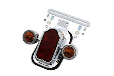 Chrome Tombstone Tail Lamp Assembly fits Harley Davidson | eBay