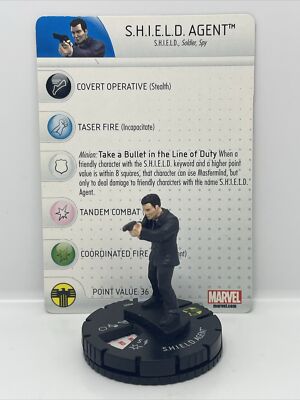 Marvel Heroclix S.H.I.E.L.D. Agent 106 - Winter Soldier | eBay