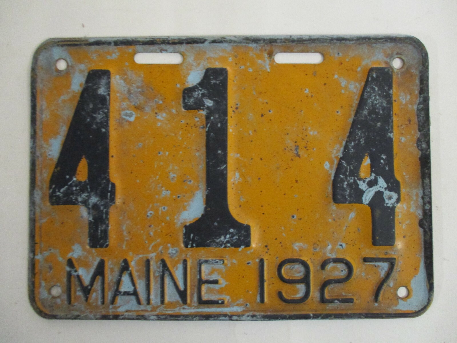 1927 Maine THREE DIGIT License Plate Tag | eBay