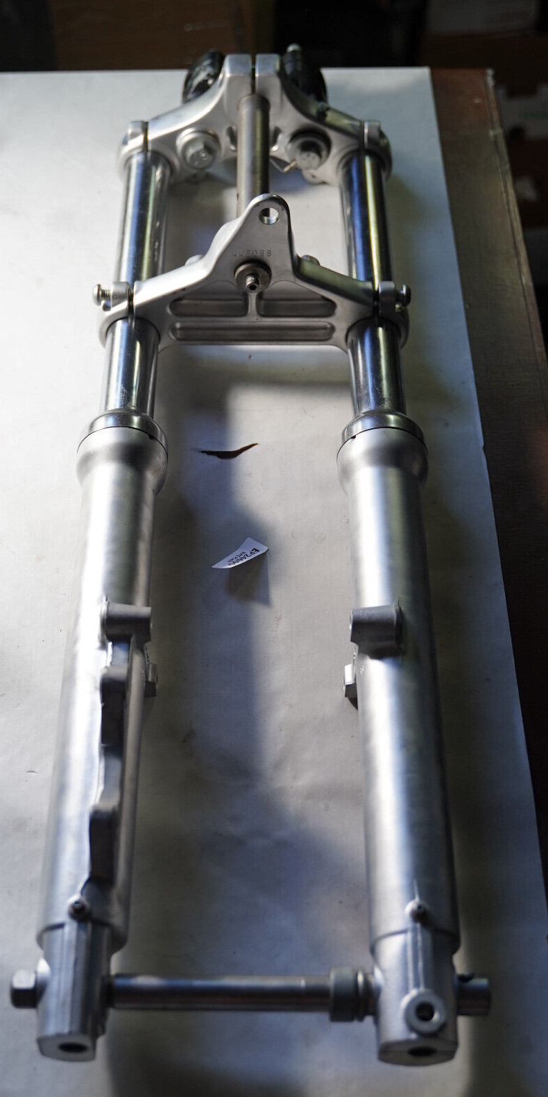 Harley 39mm front end axle triple trees legs tubes FXR FXRT XL Dyna FXD ...