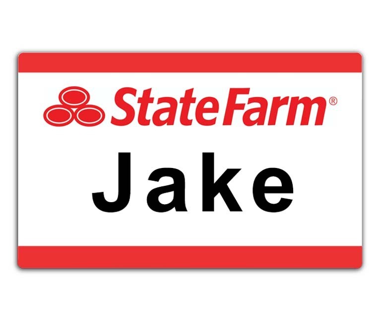 State Farm Jake Pin Plastic Card ID Movie Prop Pin | eBay