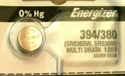 1 New ENERGIZER SR936SW SR936W 394 380 1.55V Watch Batteries Aussie ...
