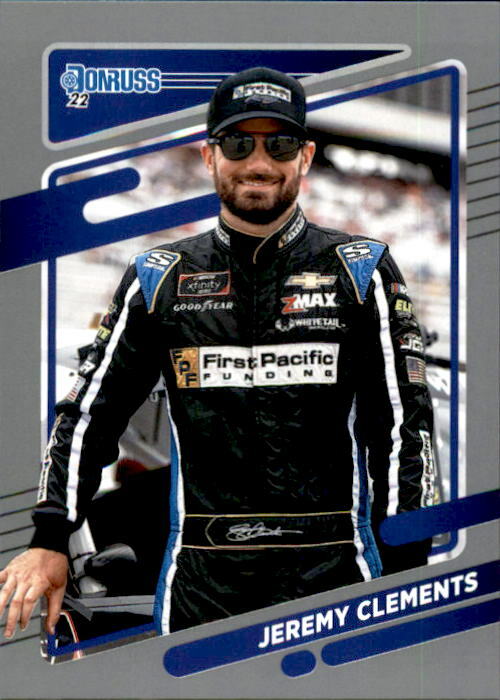 2022 Panini Donruss NASCAR - Silver #123 Jeremy Clements for sale ...
