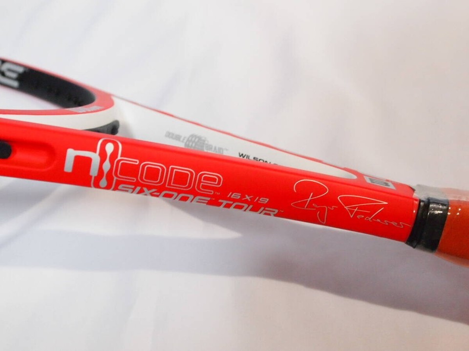 Limited To 2000 Wilson N Code Six One Tour Roger Federer Grip 3 tennis ...