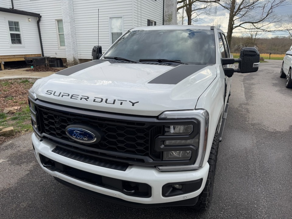 Fits Ford F350 F250 Super Duty Hood Stripes Vinyl Graphics Decal 2023 ...