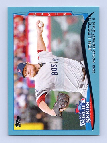 2014 Topps #206 Jon Lester Boston Red Sox Blue | eBay