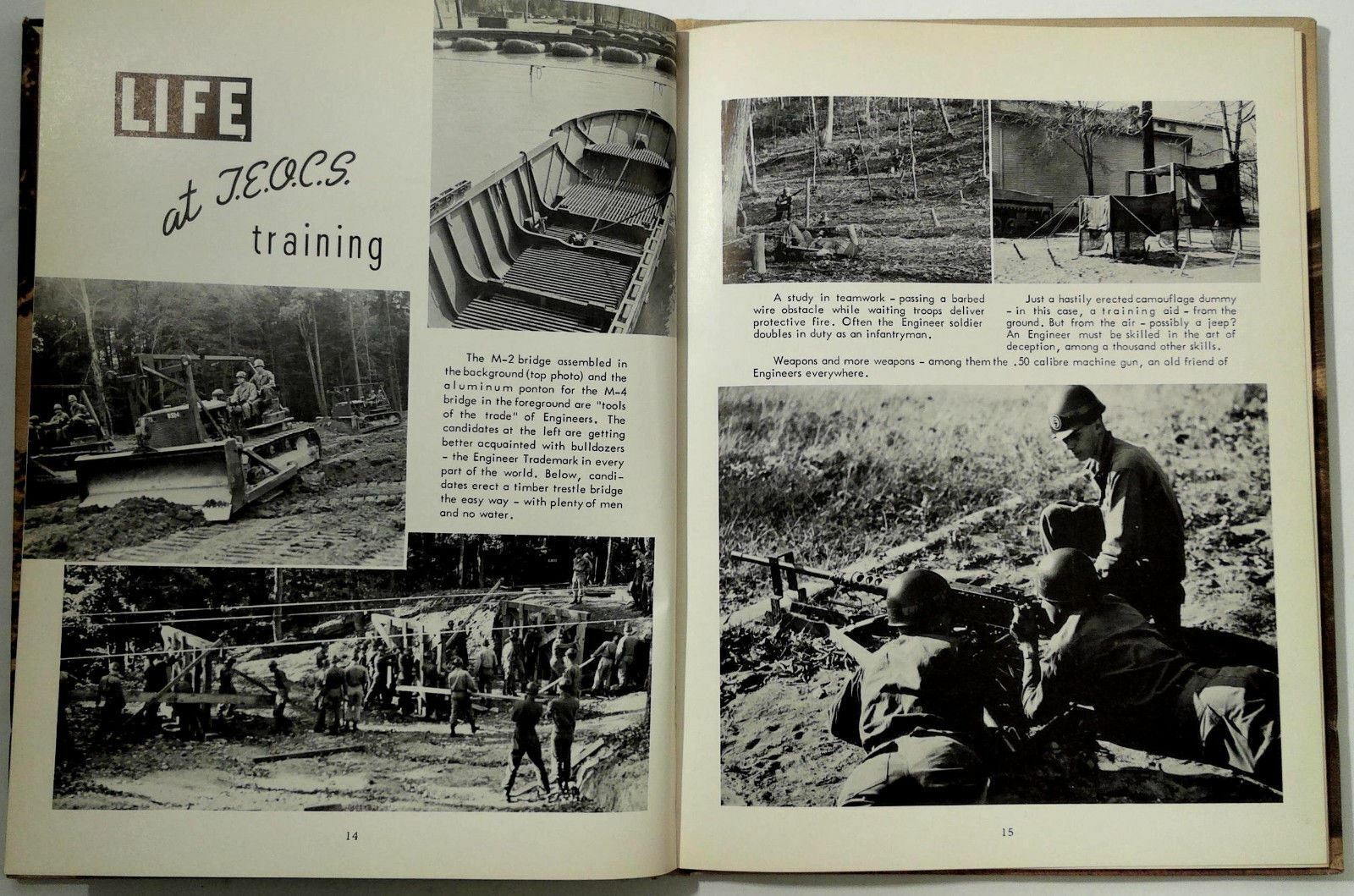 1952 FORT BELVOIR Virginia Army Engineer Officer's School Yearbook ...