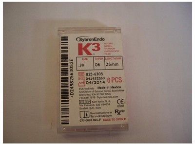 Sybron Endo K3 Rotary Nickel Titanium File / #G P0RS 6969 | eBay