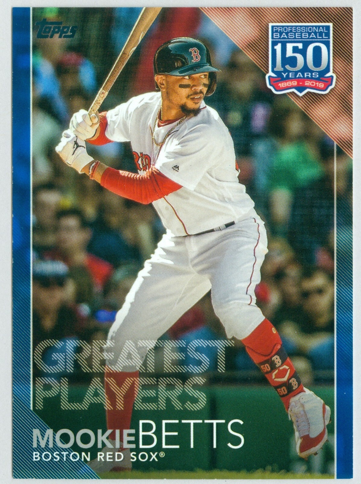 2019 Topps Update Greatest Players Blue Parallel 150-27 Mookie Betts ...