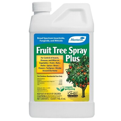 Monterey Fruit Tree Spray Plus for Organic Gardening, 32 fl oz | eBay