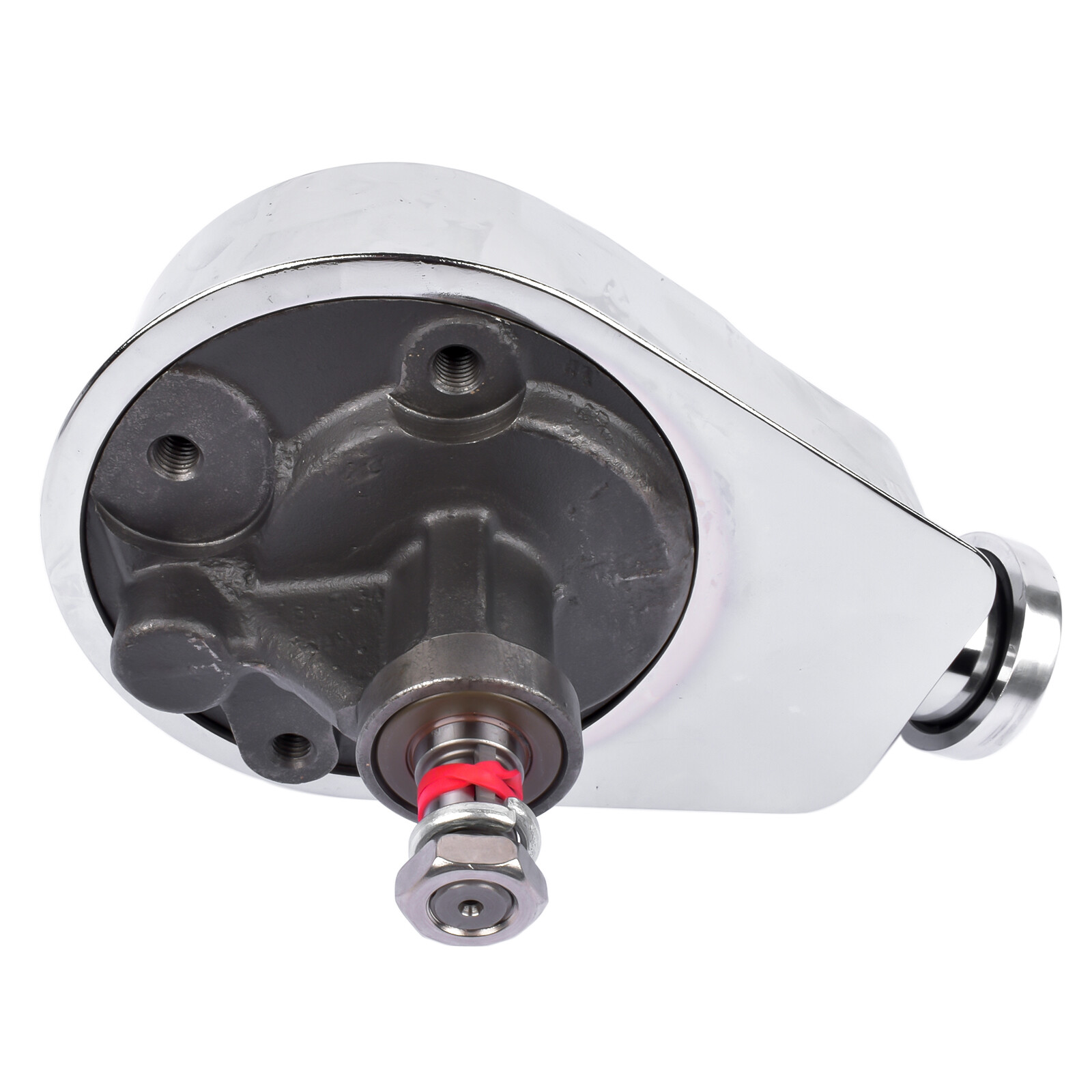 Chrome Power Steering Pump Keyway Style for Chevy Ford GM Chrysler P ...
