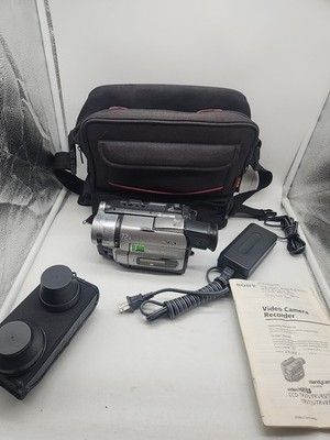 Sony Handycam CCD-TRV93 NTSC Hi8 Camcorder Bag Lenses /Nightshot TESTED ...