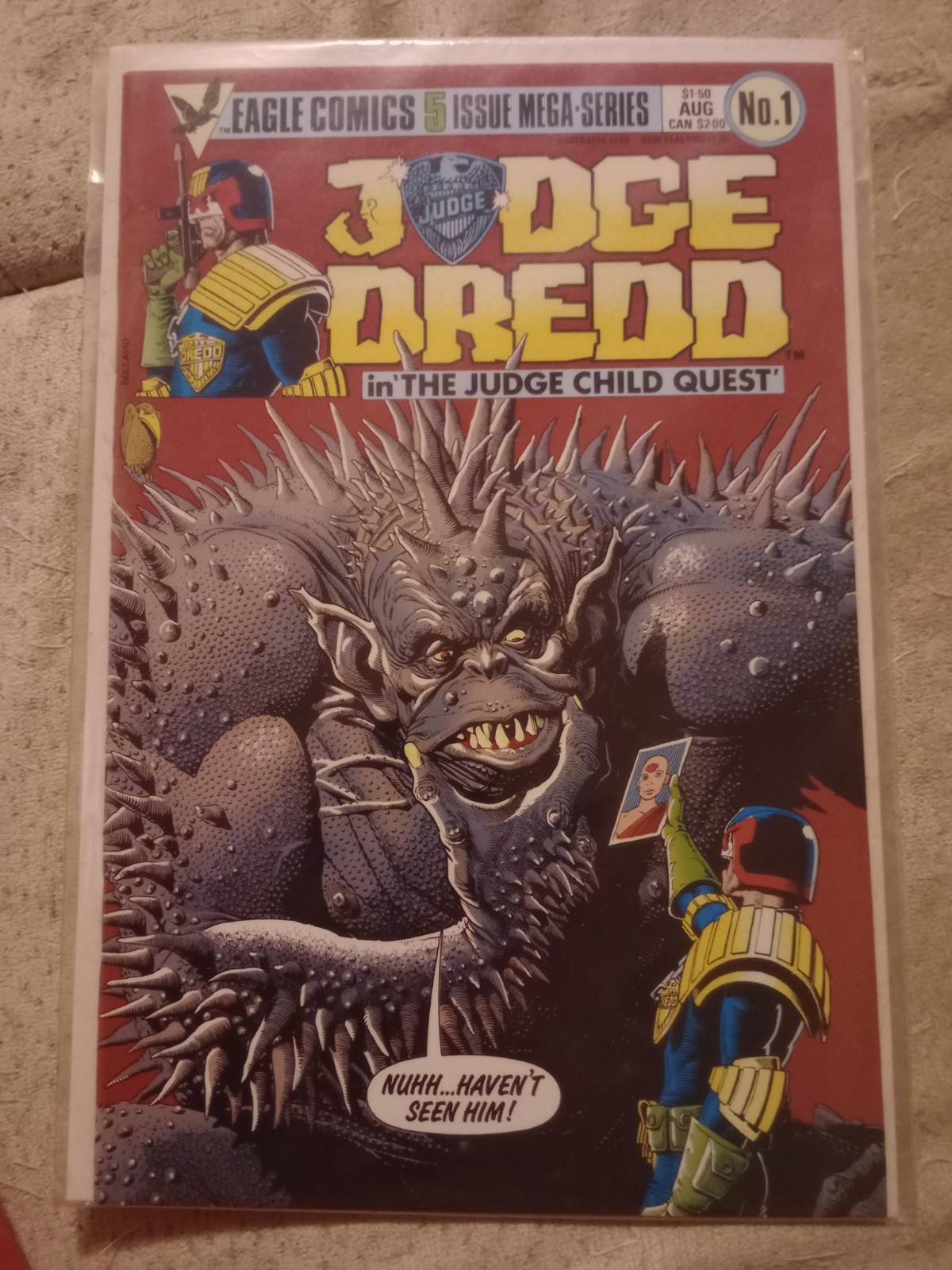 Judge Dredd: the Judge Child Quest #1 (Eagle Comics August 1984) for ...