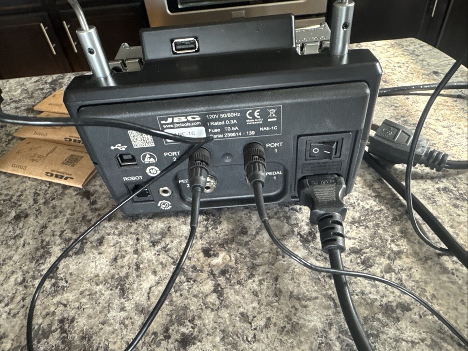 JBC NANE-1C NANO Solder Rework Station (2) NT115 Hand Pieces Tips ...