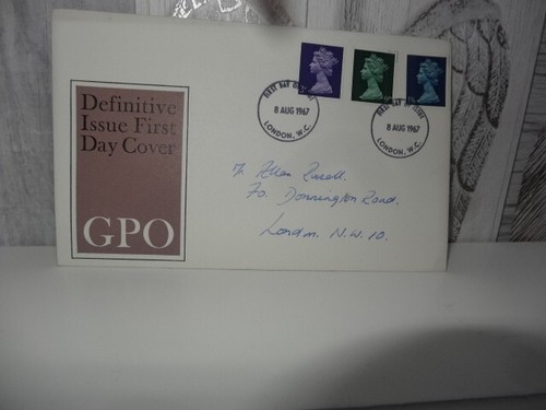 1st Day Cover GPO 1967 sent to Bertrand Russell Philosopher or family ...