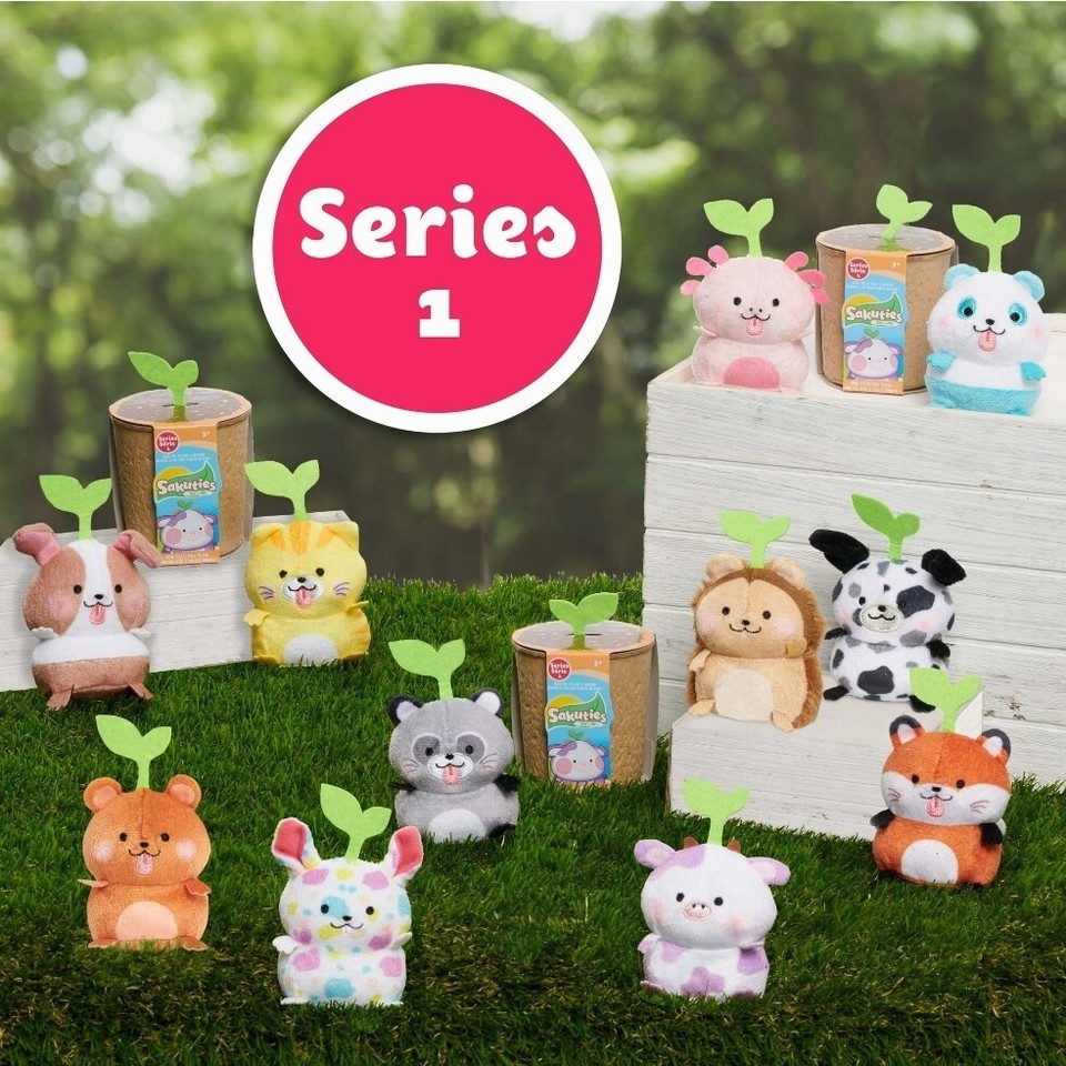 Sakuties Mini Collectible Plush Series Surprise Plushes. Grow A Smile ...