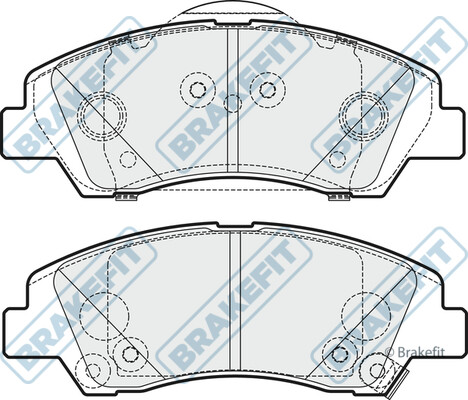 Brake Pads Set fits HYUNDAI i10 AC3 1.0 Front 2013 on 58101B4A00 ...