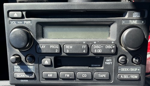 97-01 Honda CRV OEM Radio CD Player Cassette Head Unit 39101-S9A-A520 ...
