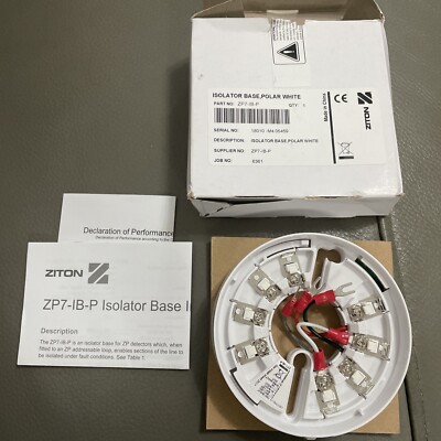ZITON ZP7-IB-7 ISOLATOR BASE POLAR WHITE | eBay UK