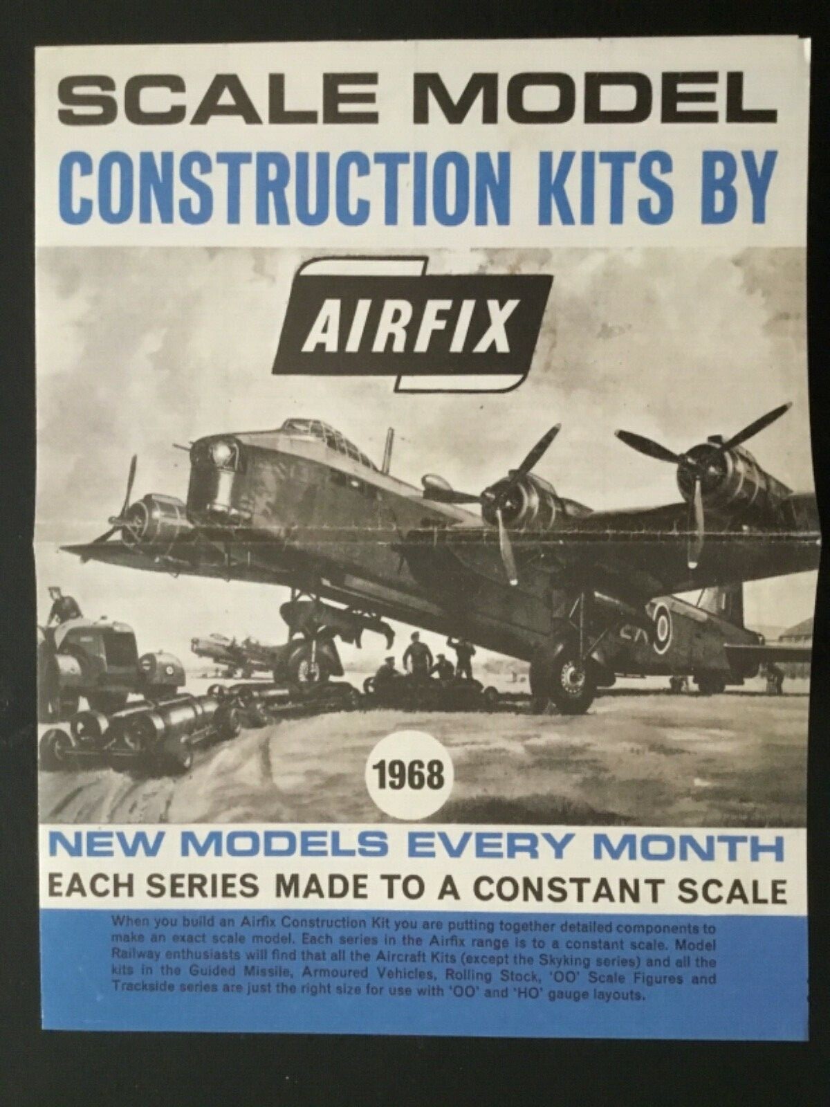 1968 Iconic AIRFIX SCALE MODEL CONSTRUCTION KITS BY AIRFIX ...