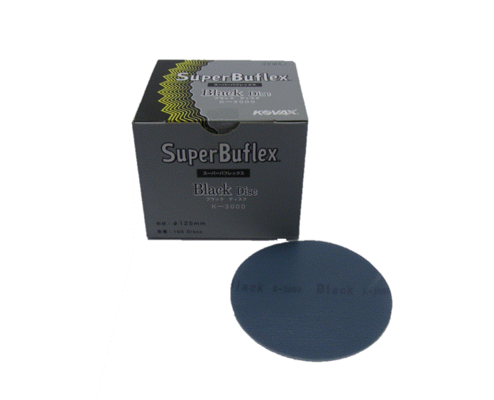 Kovax Buflex φ125mm Green, Blue, Black 100 Discs waterproof sandpaper ...