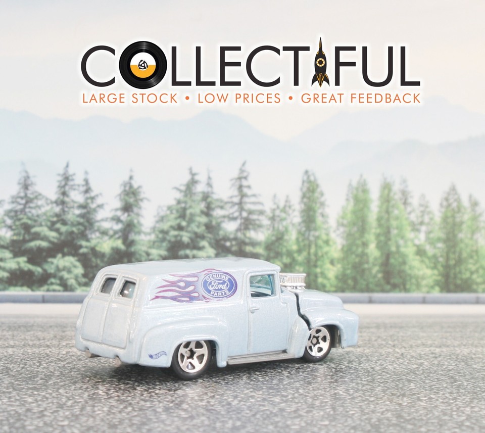 HOT WHEELS - '56 FORD - VAN - BLUE - 1999 - DIECAST CAR MODEL 🔥157 | eBay