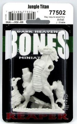 Reaper 77502 Jungle Titan (Bones) Giant Lizardman Reptile Warrior Lord ...