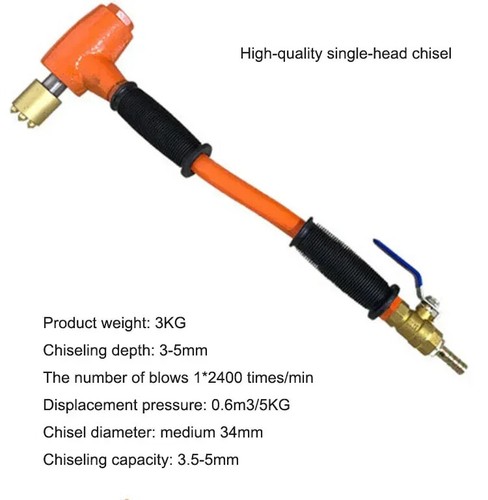 Pneumatic Chisel Machine Hand-held Cement Concrete Stone Litchi ...