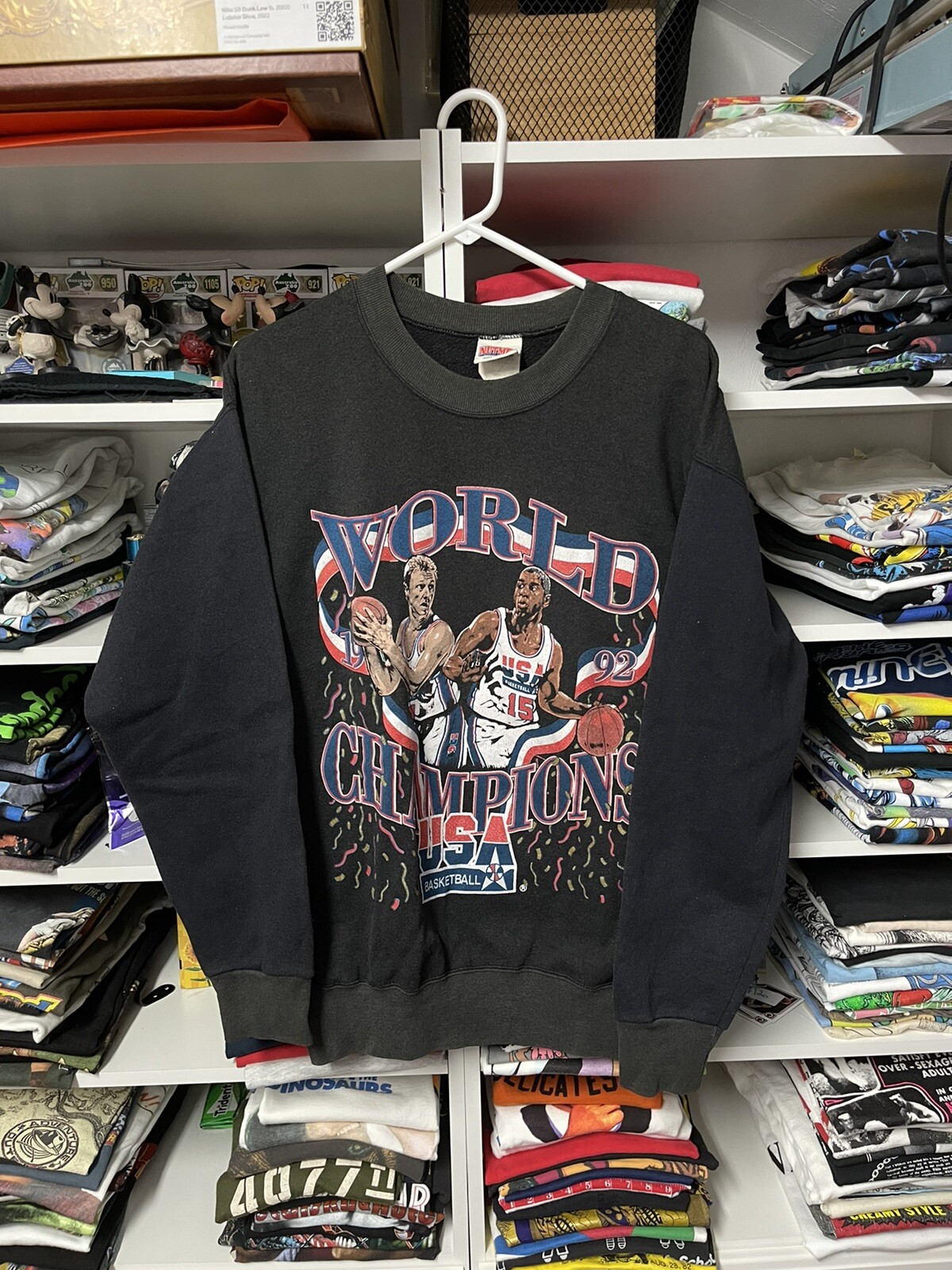 vintage 1992 Larry Bird Magic Johnson USA Dream Team … - Gem