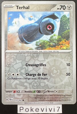 Carte Pokemon TERHAL 113/162 Reverse EV5 Ecarlate et Violet 5 TEF FR NEUF | eBay