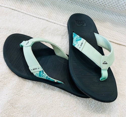 Reef Santa Ana Women's Flip Flops Sandals Arch Support Vegan Leather ...
