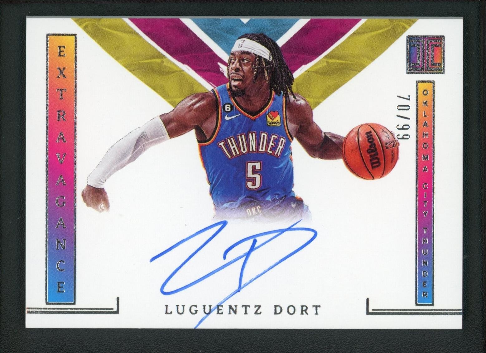 2022-23 LUGUENTZ DORT 70/99 AUTO PANINI IMPECCABLE EXTRAVAGANCE ...