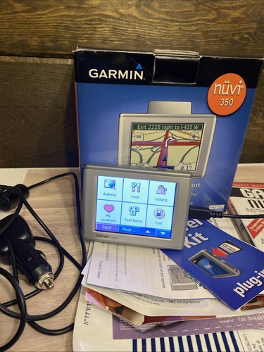 GARMIN NUVI 350 Touch Screen Satellite GPS & Accessories Bundle Tested ...
