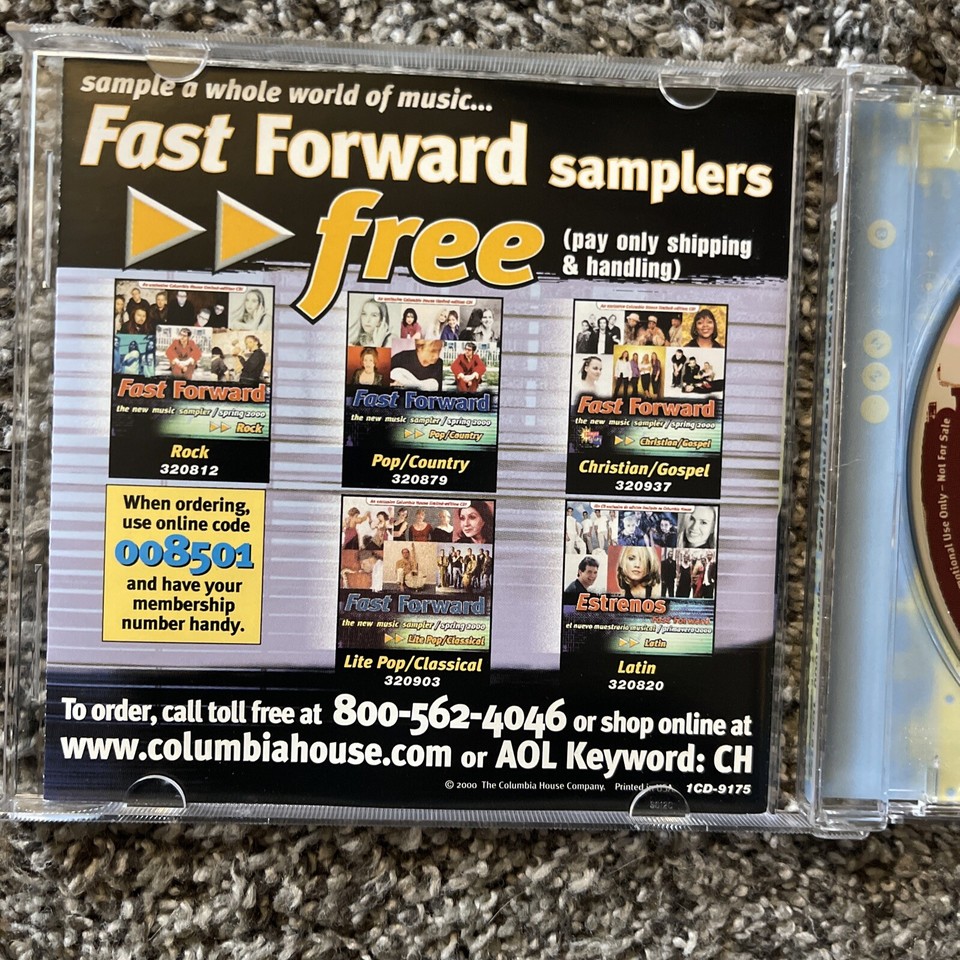 Fast Forward New Music Sampler R&B /Rap/Jazz/Spring 2000 Promotional CD ...