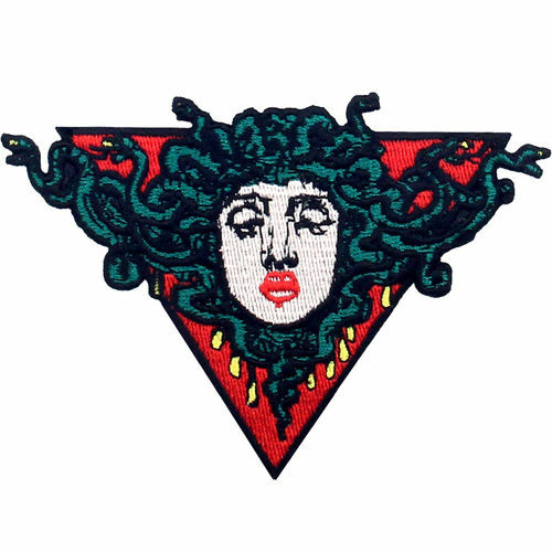 Medusa Patch Embroidered Iron on Patches Appliques Transfers Badges ...