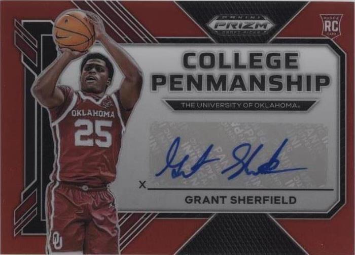 2023 Panini Prizm Draft Picks - College Penmanship Grant Sherfield #CP ...