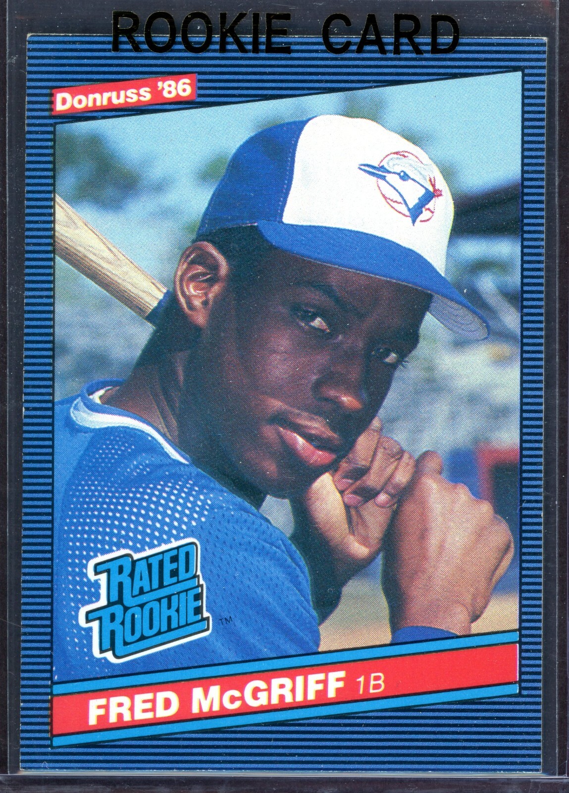 FRED McGRIFF ~ 1986 Donruss Baseball Rookie Card RC #28 ~ Grade: NM-MT ...