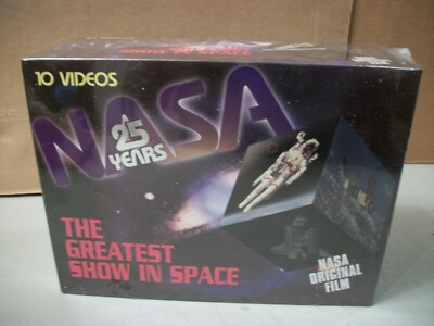 NASA 25 Years The Greatest Show in Space 10 VHS Videos Original Film ...