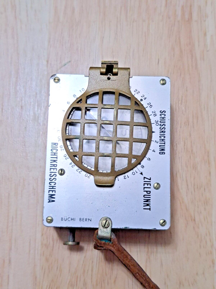 SWISS ARMY ARTILLERY SCALES COMPASS SITOMETER MILITARY Switzerland Bern ...