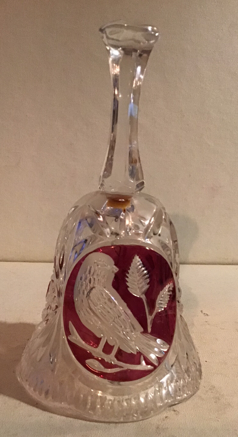 Hofbauer Collection ~ Bleikristall ~ Red Birds ~ Lead Crystal Bell | eBay