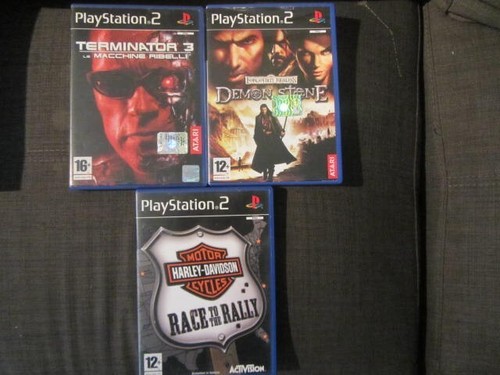 lotto giochi ps2 playstation 2, Terminator 3 , Dragonstone, Harley ...
