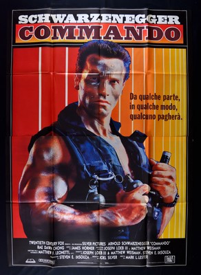 Manifesto Commando Arnold Schwarzenegger Mark Lester Horner Chong A202 ...
