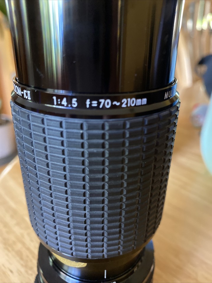 Sigma Zoom-K II 52mm Lens for Canon 1:4.5 f=70~210mm Multi-Coated ...