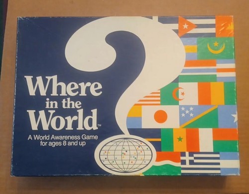 Where in the World Board Game Awareness Game Geography 1986 Aristoplay ...