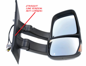 IVECO DAILY 2014-2019 LONG ARM ELECTRIC DOOR WING MIRROR RH RIGHT ...