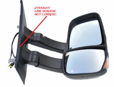 IVECO DAILY 2014-2019 LONG ARM ELECTRIC DOOR WING MIRROR RH RIGHT ...