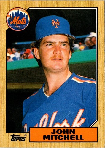 1987 Topps Traded John Mitchell #80T New York Mets Baseball Card | eBay