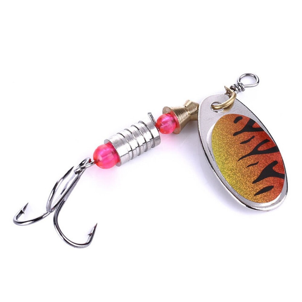 4Pcs/set Trout Small Tiger Spinners Pike Perch Bait Metal Sequin Lure 6 ...