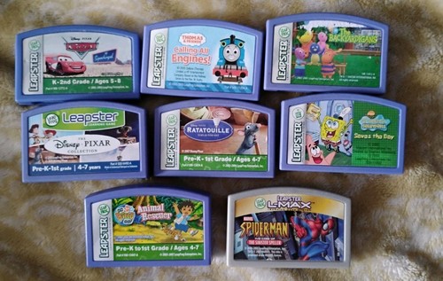 LeapFrog Leapster Learning game cartridges lot of 8 | eBay